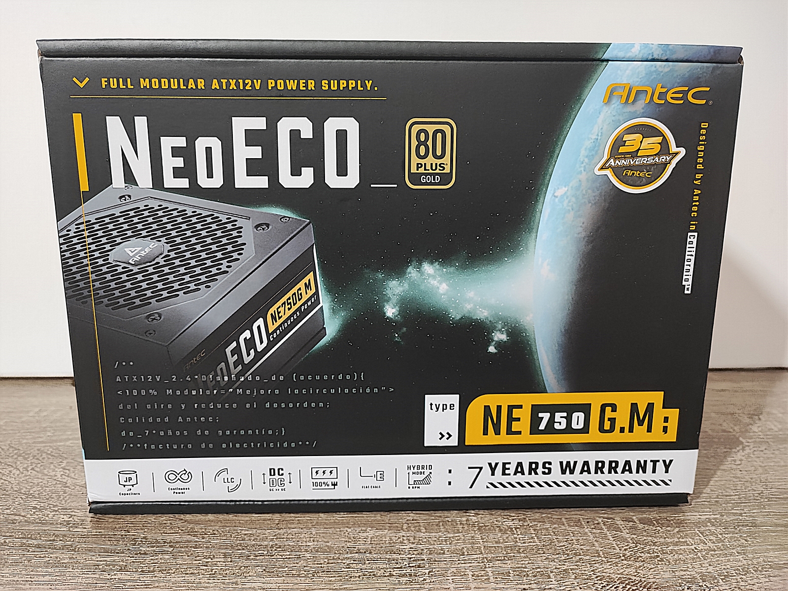 Review ANTEC NE750G M