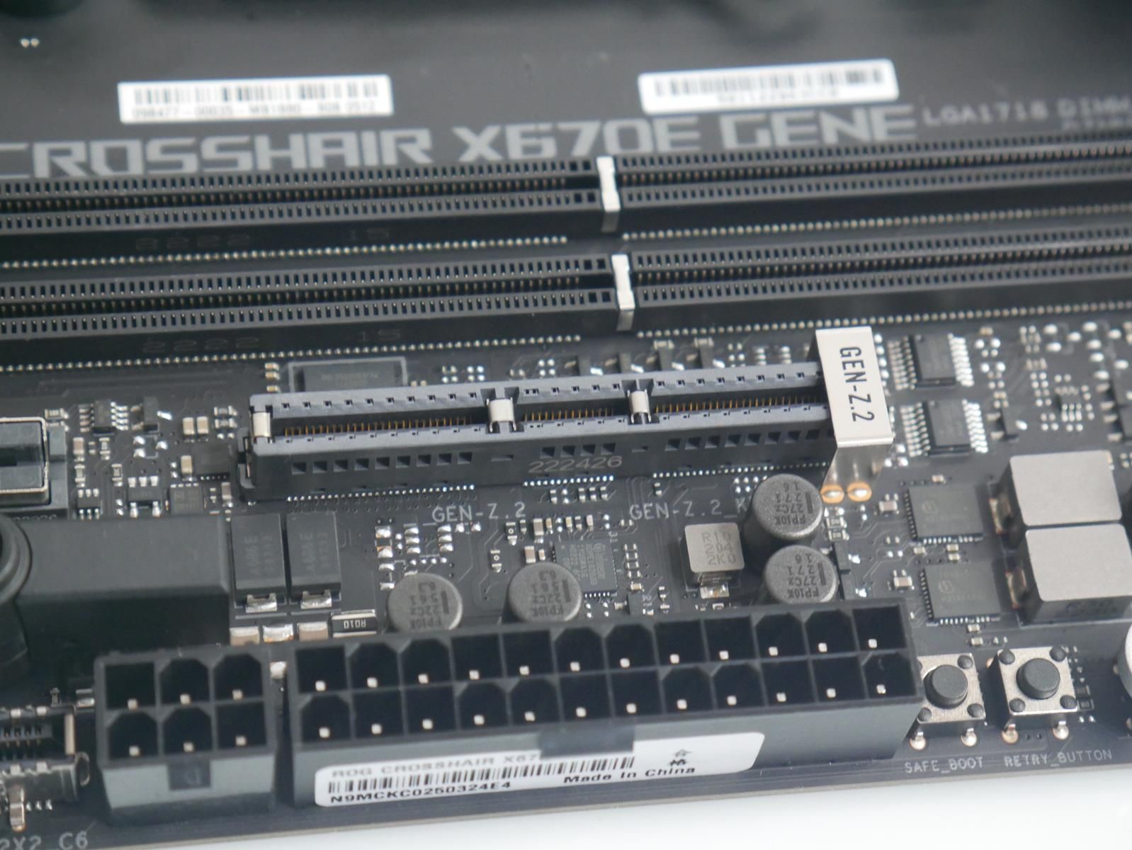 Review Asus Rog Crosshair X670E GENE