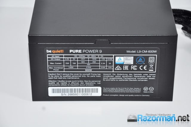 Review Be Quiet Pure Power 9 600W