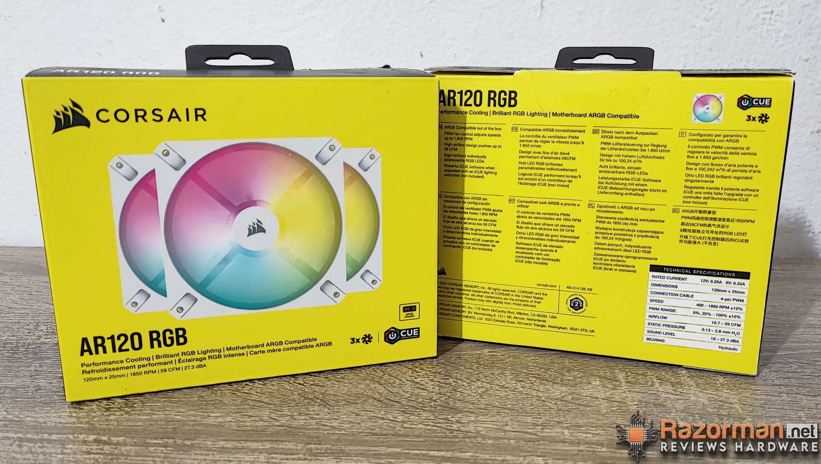 Review Corsair AR120 RGB