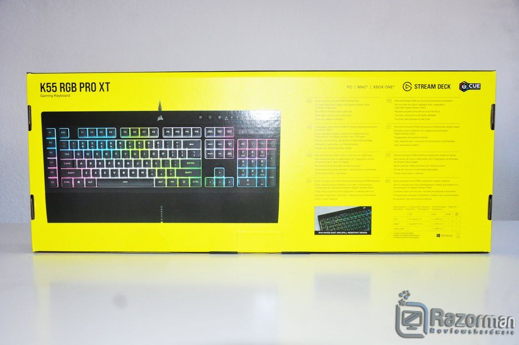 Review Corsair K55 RGB PRO XT