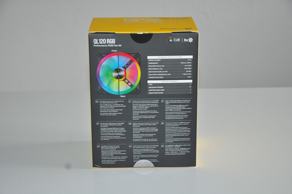 Review Corsair QL120 RGB