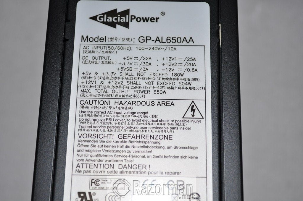 Review Fuente Alimentacion GlacialPower GP-Al 650A