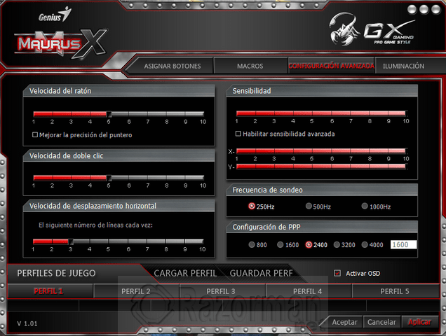 Review raton Genius Maurus X
