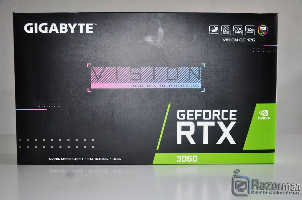 Review Gigabyte RTX 3060 Vision OC