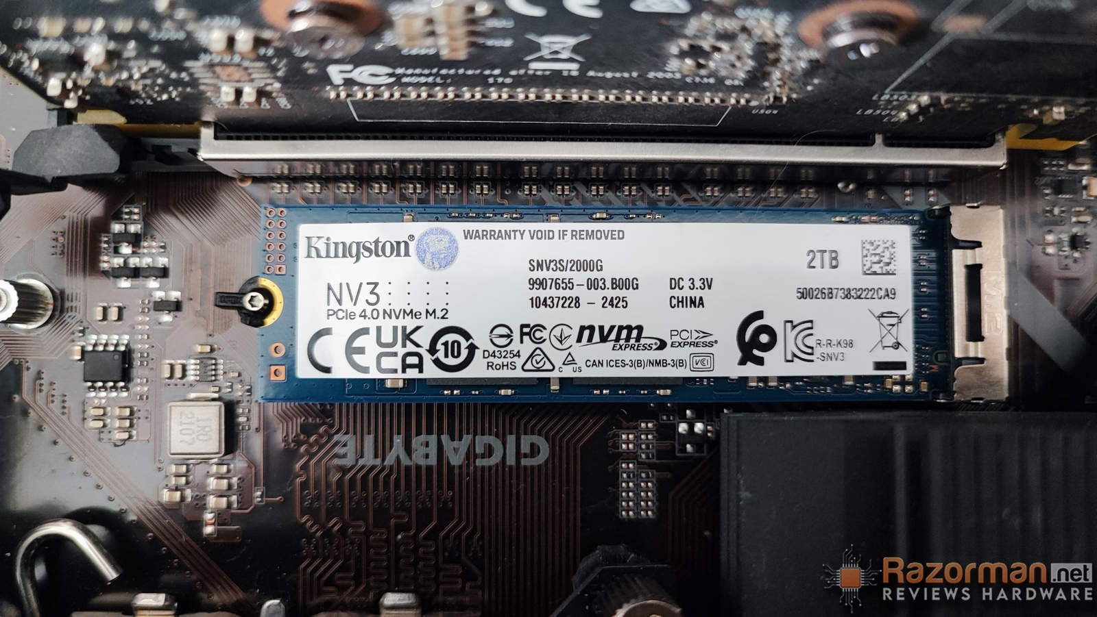 Review Kingston NV3 PCIe 4.0 SSD 2TB