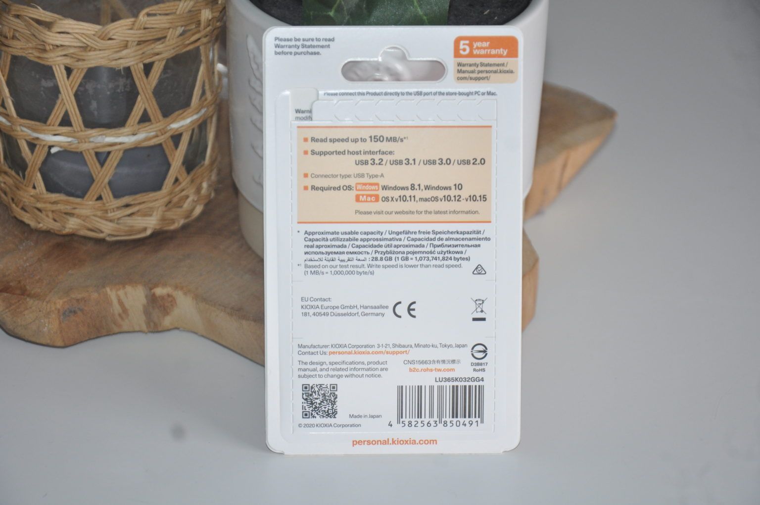 Review Kioxia Transmemory U365 32 GB