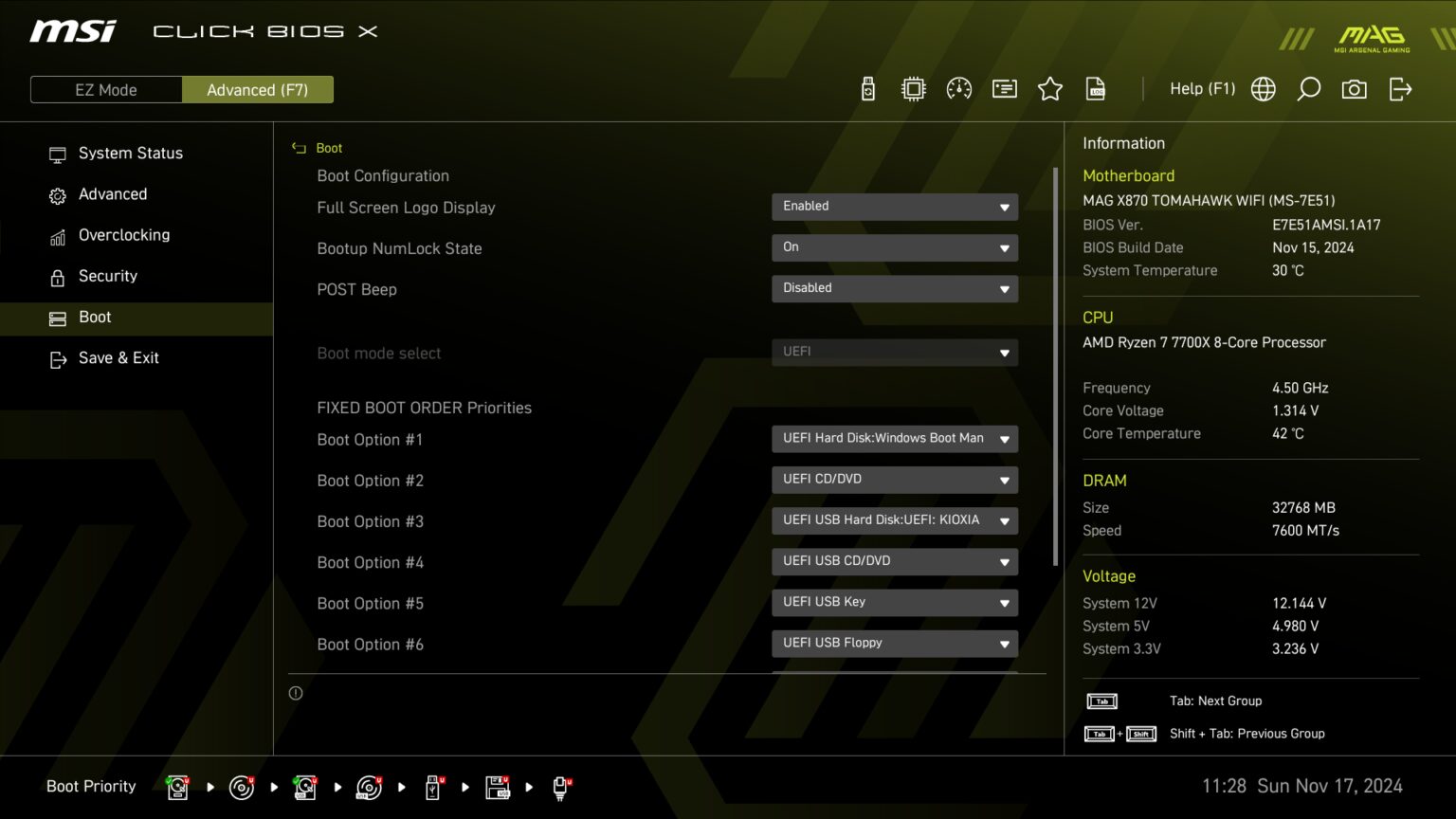 Review MSI MAG X870 TOMAHAWK WIFI