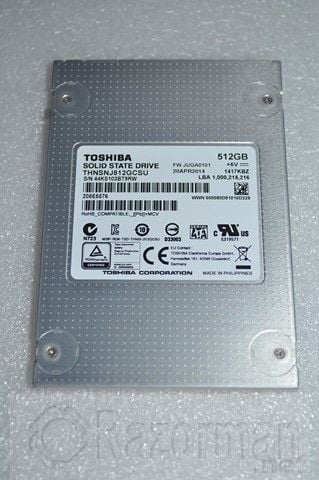 Review Toshiba SSD HG6 512 Gb
