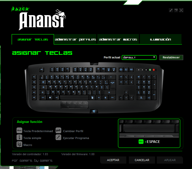 Review teclado Razer Anansi