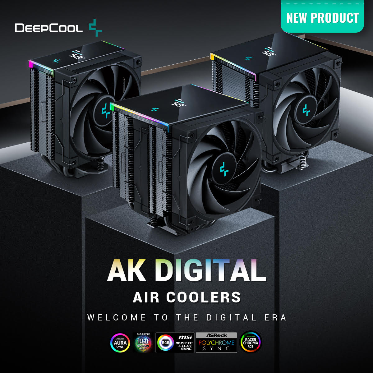 DeepCool Lanza la Serie AK DIGITAL Disipador por Aire para CPU de Alto Rendimiento