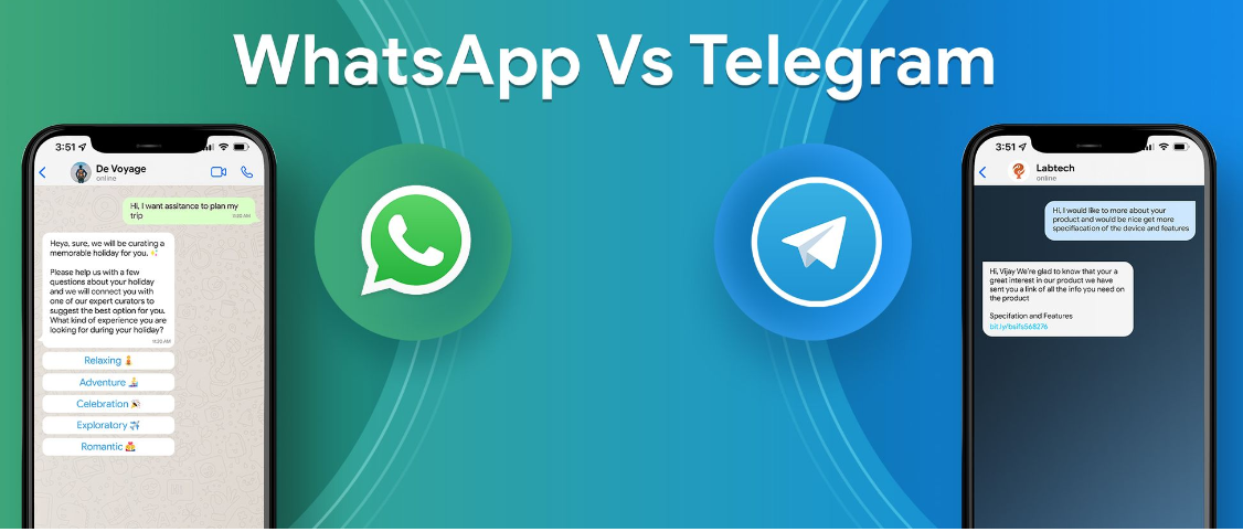 Diferencias entre Telegram y WhatsApp
