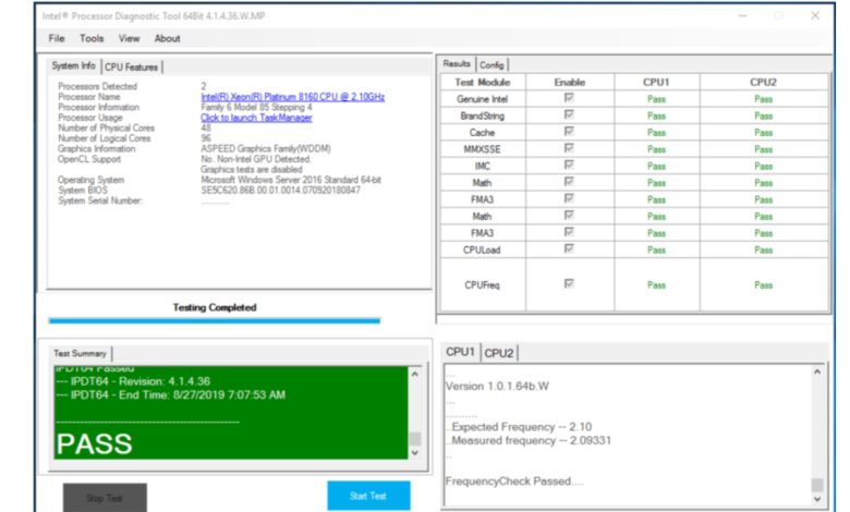 Intel Processor Diagnostic Tool: una herramienta para diagnosticar ...