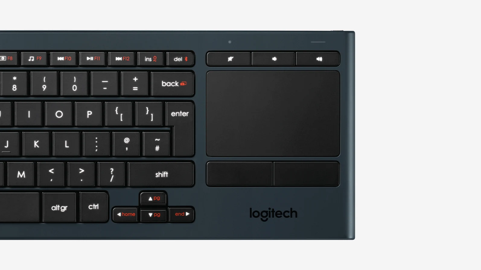 Teclado inalámbrico Logitech K830 con Touchpad incorporado