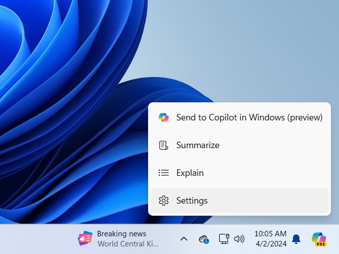 Nuevas funciones de Windows 11: Generador de códigos QR, menú Copiloto ...