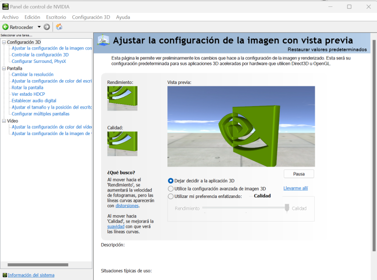 nVidia Control Center y Geforce Experience: Guia completa