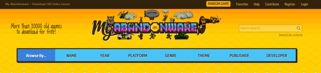 My Abandonware: Descarga Juegos Clásicos Gratis