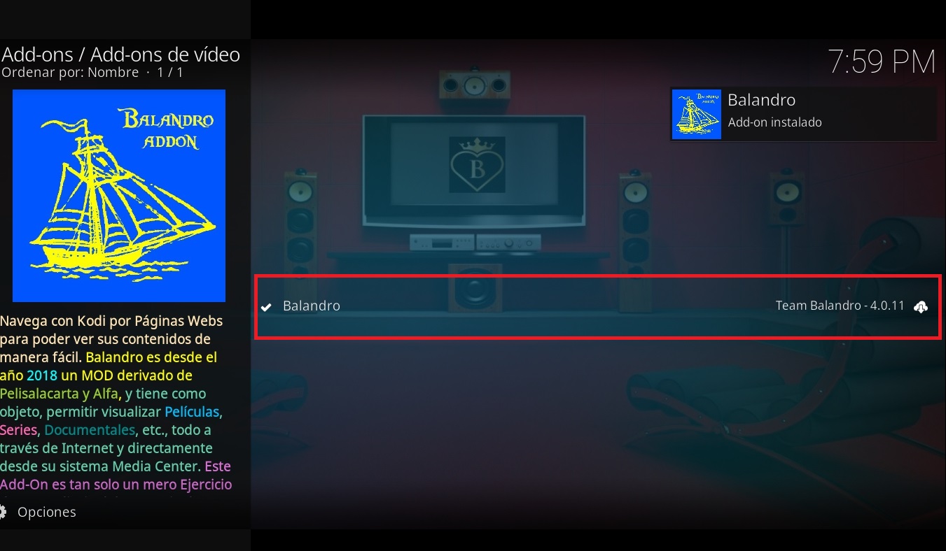 ¿Cómo instalar el addon Balandro? Guía paso a paso