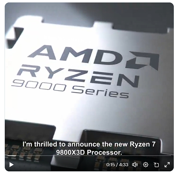 AMD confirma el lanzamiento del Ryzen 7 9800X3D con soporte para ...
