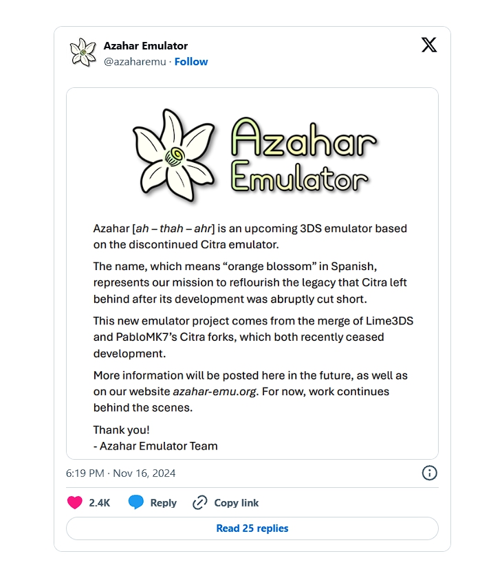 Azahar Emulator: un nuevo emulador basado en Citra para Nintendo 3DS