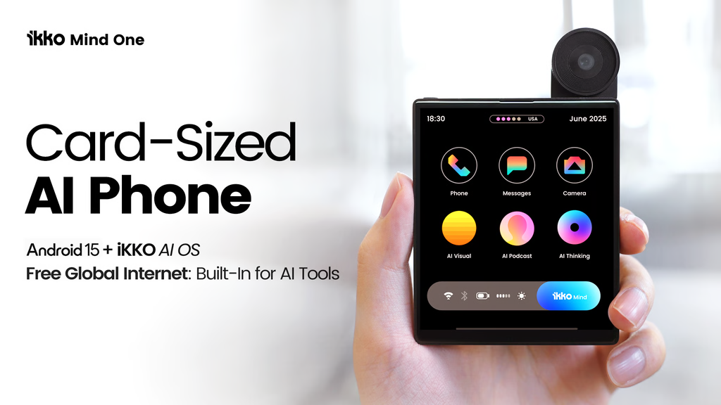 iKKO Mind One: El smartphone cuadrado que quiere revolucionar el ...