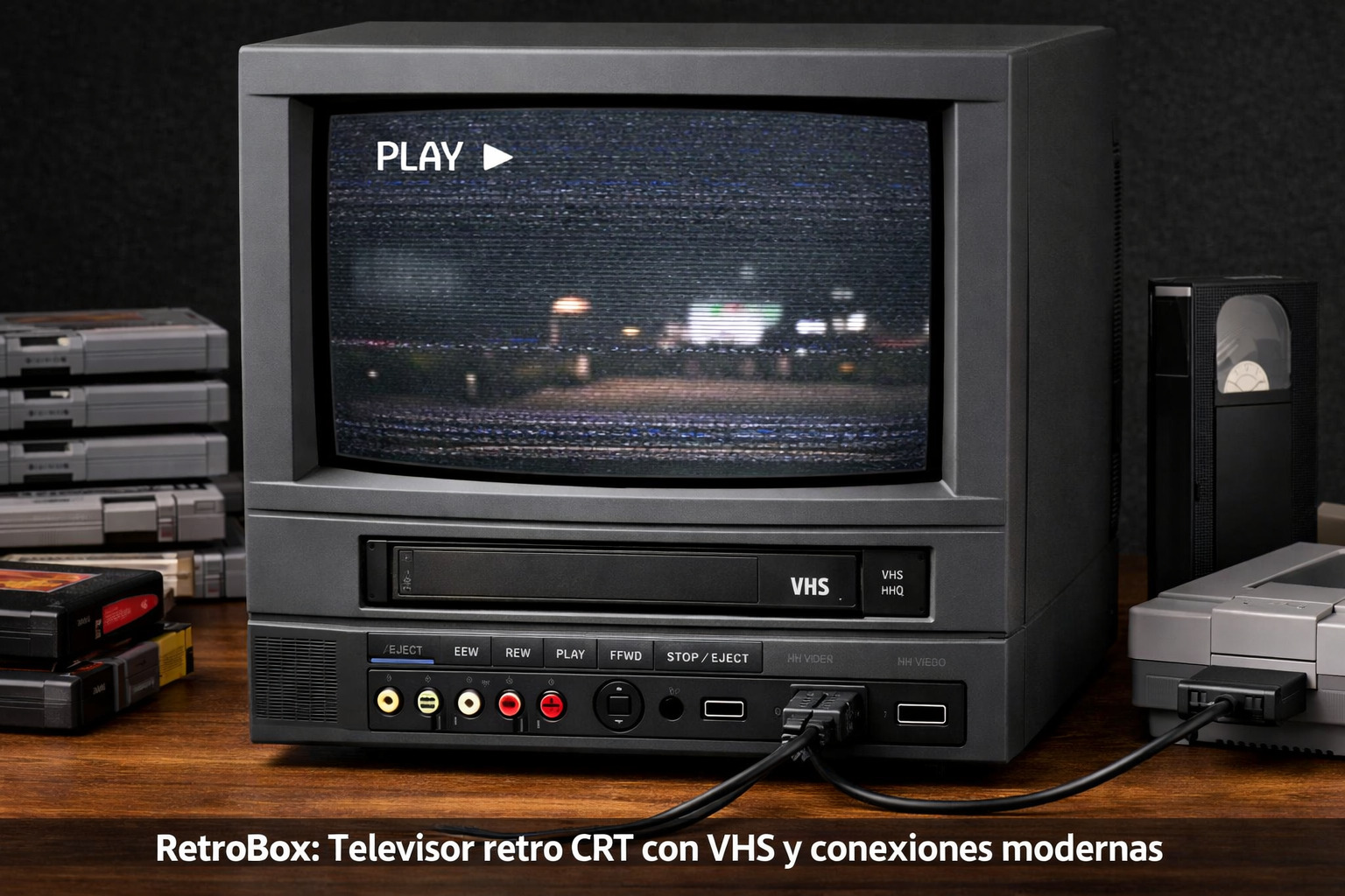 RetroBox trae de vuelta el combo VHS + TV con toques modernos