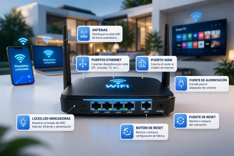 Qué hace cada parte de tu router WiFi