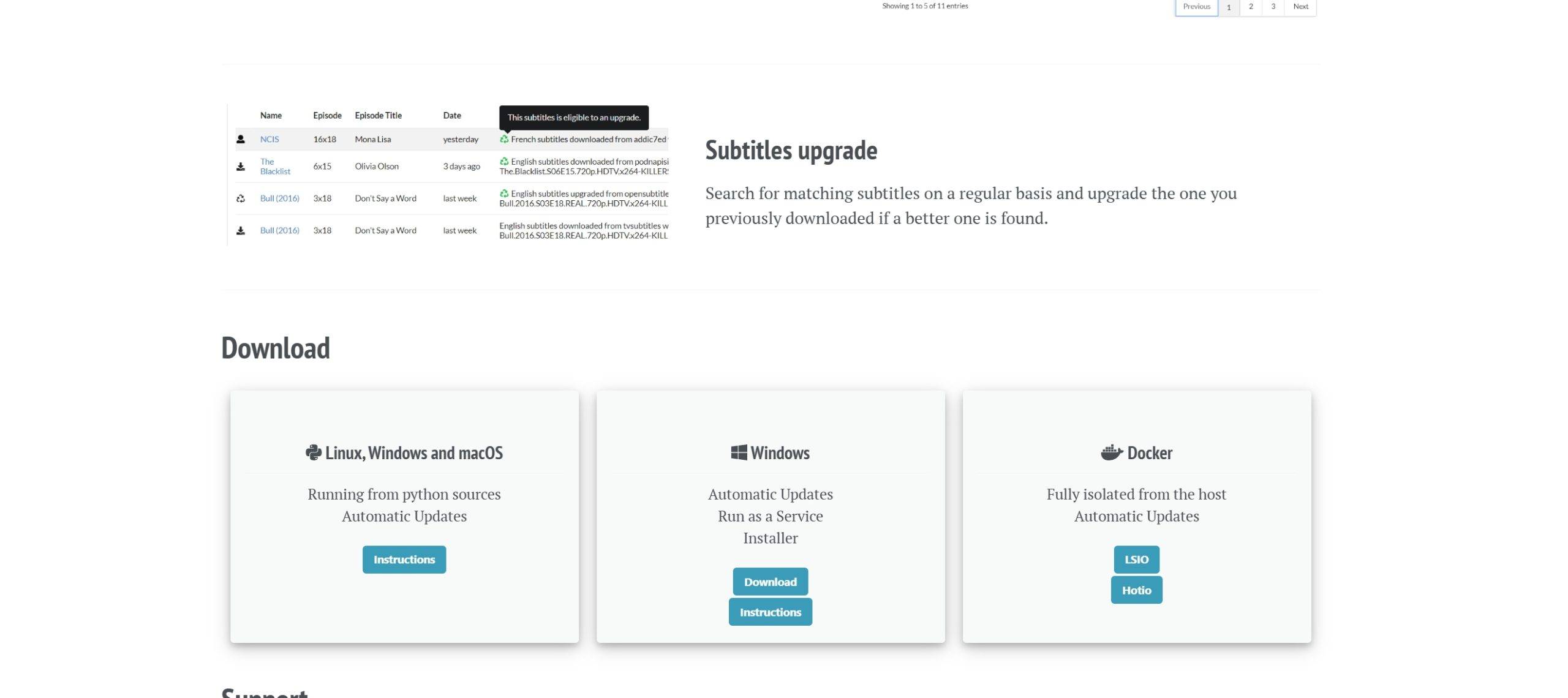 Bazarr subtítulos automáticos en español para Kodi y Jellyfin
