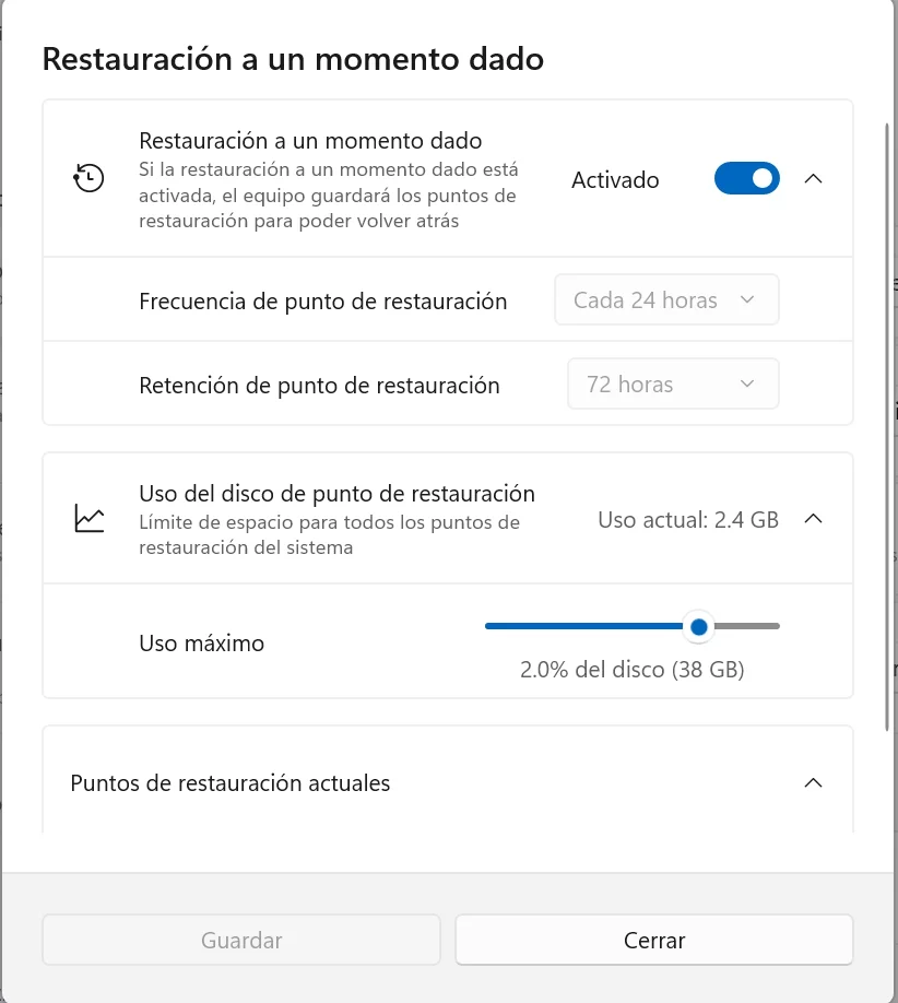 KB5095093, la actualización de Windows 11 con la Restauración a un ...